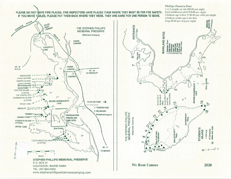 Campsite Map